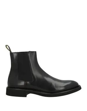 DOUCAL'S Leather Ankle Boots - Black