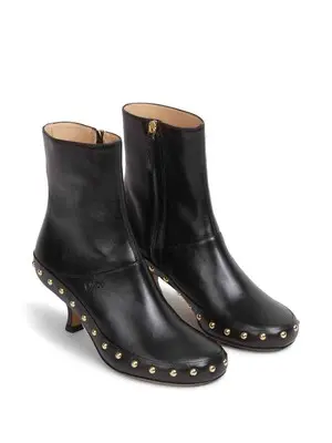 Chloé Leather Ankle Boots