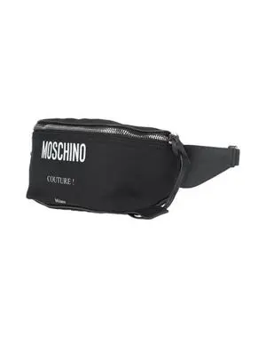 Moschino Belt Bag Textile Fibers, Soft Leather - Black