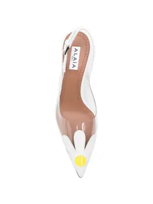 Alaïa Bloom Slingback Pumps