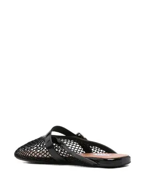 Alaïa Fishnet Slippers