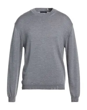 DANIELE FIESOLI Sweater Dark Size Virgin Wool - Grey