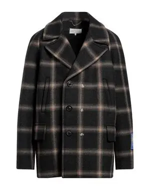 MAISON MARGIELA Coat Lead Size Wool - Grey
