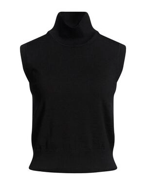 Alpha Studio Wool Turtleneck Knit - Black