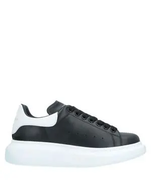 Alexander McQueen Sneakers Size Soft Leather - Black