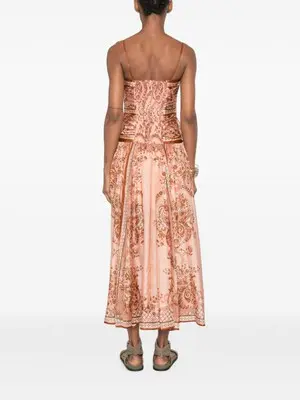 Zimmermann Aster Silk Long Dress