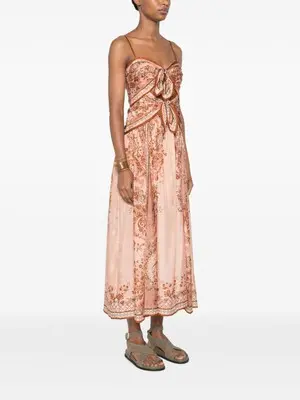 Zimmermann Aster Silk Long Dress