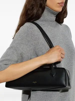 Alaïa Le Teckel Medium Leather Shoulder Bag