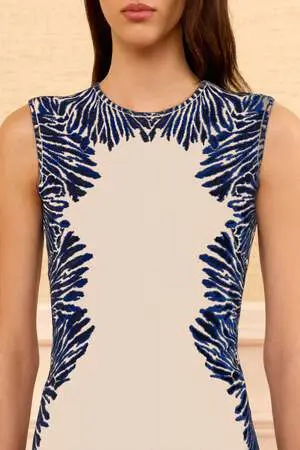 Ulla Johnson Aylin Knit Jacquard Top - Ocean
