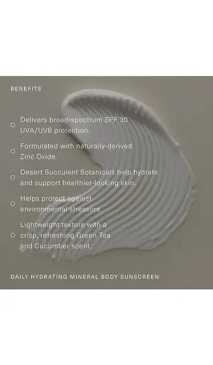 Oak Essentials Travel Daily Hydrating Mineral Body Sunscreen Spf 30