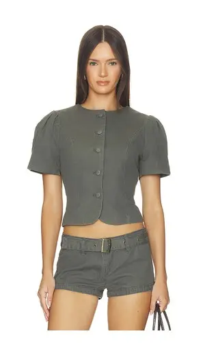 Lioness Femme Blouse In Green