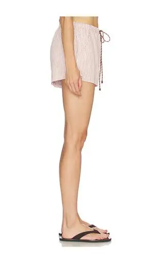 Citizens Of Humanity Este Drawstring Shorts In Red