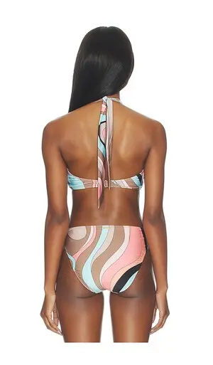 L'Agence Krysta Bandeau Bikini Top