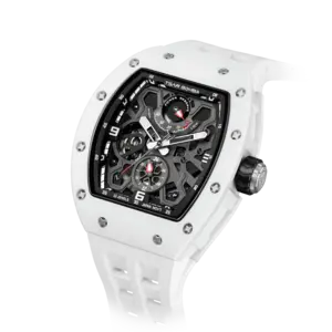 TSAR BOMBA Tsarbomba Ceramic Tonneau Watch Black