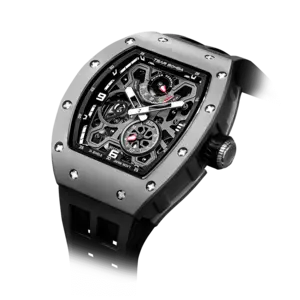 TSAR BOMBA TSAR BOMBA Men's Automatic Luxury Sport Watch Titanium Silver