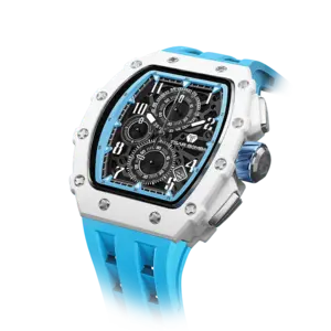 TSAR BOMBA TSAR BOMBA TB8204B Elemental Series Bio-ceramic Watch Blue