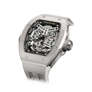 TSAR BOMBA Automatic Watch With Skeleton Dial And Stainless Steel Case - Light Blue