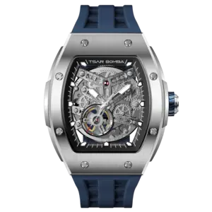 TSARBOMBA TSAR BOMBA Men's Automatic Watch Silver Blue