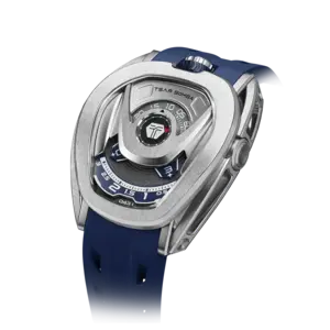 TSAR BOMBA Reactor Series Automatic Mechanical Watch - Silver Blue