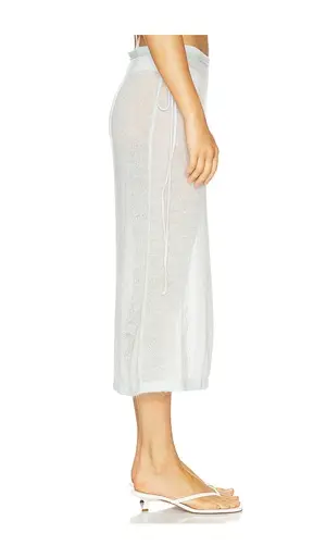 GEEL Kate Sheer Knit Midi Skirt