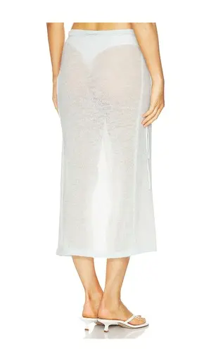 GEEL Kate Sheer Knit Midi Skirt