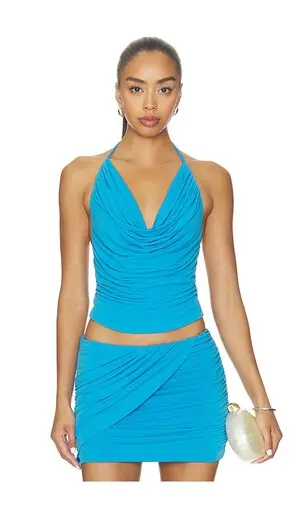 LOVERS AND FRIENDS Lupa Top - Blue