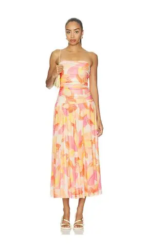 Minkpink Solana Mesh Midi Dress - Multi