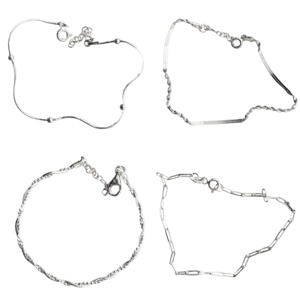 SPERO LONDON Sterling Layering Bracelet Set - Silver