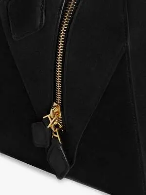 Alaïa Le Bouledogue Nubuck Shoulder Bag