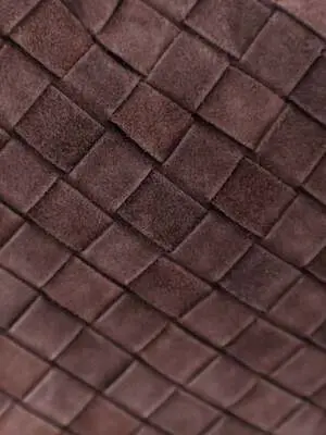 Bottega Veneta Intrecciato Leather Shoulder Bag - Brown