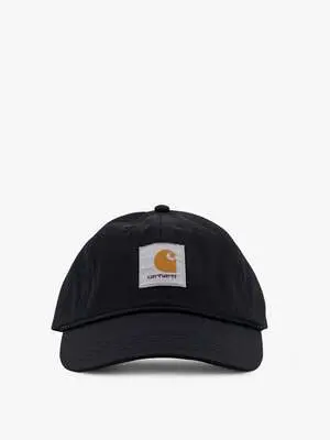 Carhartt Work In Progress Postal Cotton Blend Baseball Hat - Black