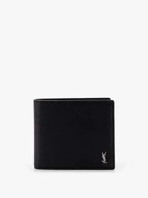 Saint Laurent Tiny Hammered Leather Wallet