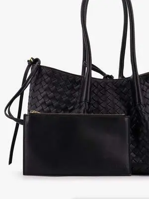Bottega Veneta Intrecciato Woven Leather Tote Bag