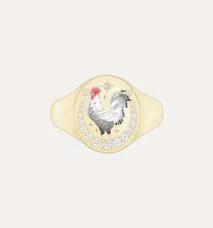 CECE JEWELLERY Chinese Zodiac Signet Ring