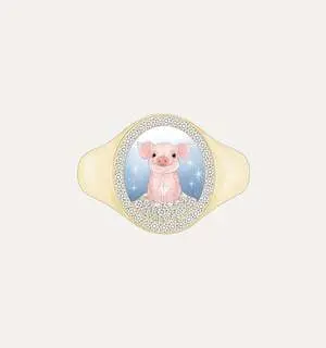 CECE JEWELLERY Chinese Zodiac Signet Ring