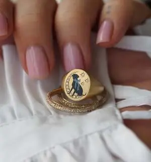 CECE JEWELLERY Chinese Zodiac Signet Ring