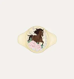 CECE JEWELLERY Chinese Zodiac Signet Ring