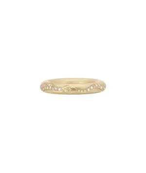 CECE JEWELLERY 18ct Yellow Diamond Serpent Ring - Gold