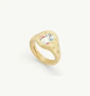 CECE JEWELLERY Bunny & Moon Signet Ring