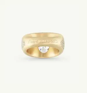 CECE JEWELLERY Secrets Of The Sea Ring With Oval Diamond