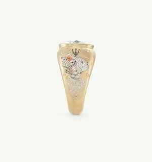 CECE JEWELLERY Secrets Of The Sea Ring With Oval Diamond