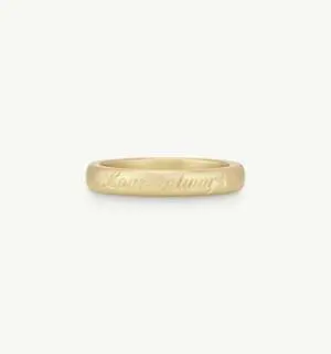 CECE JEWELLERY 18ct 'granny's Ring' With Personalised Engraving - Gold