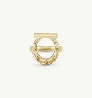 CECE JEWELLERY The Horseclip Ring - Gold