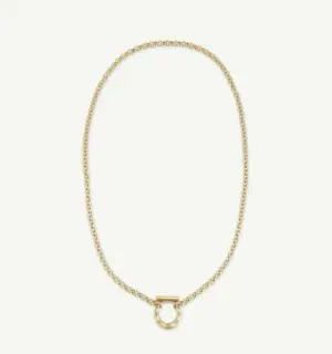 CECE JEWELLERY Horseclip Necklace With Diamonds - Gold