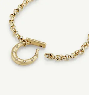 CECE JEWELLERY Horseclip Necklace With Diamonds