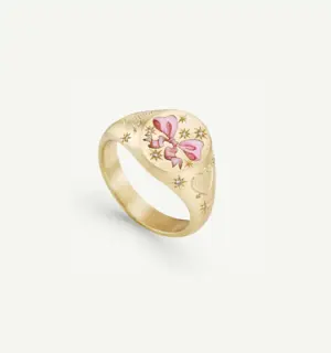 CECE JEWELLERY Pretty N' Pink Signet Ring