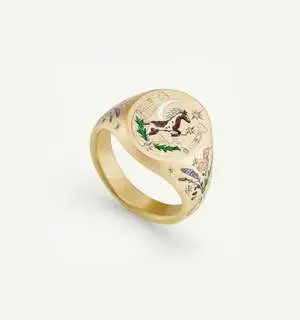 CECE JEWELLERY The Traveller’s Tale Signet Ring