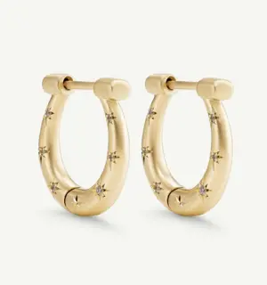 CECE JEWELLERY Horseclip Diamond Hoops