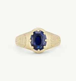 CECE JEWELLERY A Kingdom The Sea Sapphire Ring