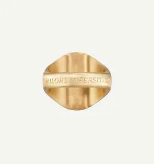 CECE JEWELLERY A Sailor's Superstition Ring With Diamonds And Enamel